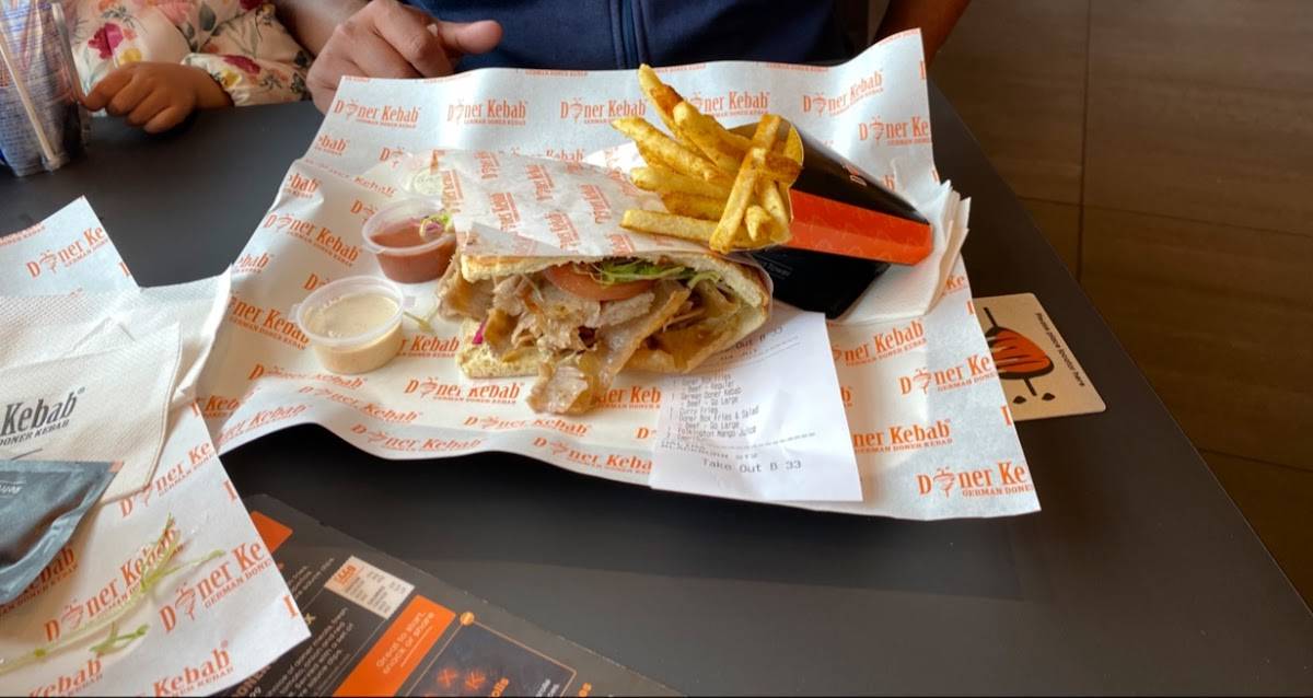 Menu at German Doner Kebab restaurant, Blackburn