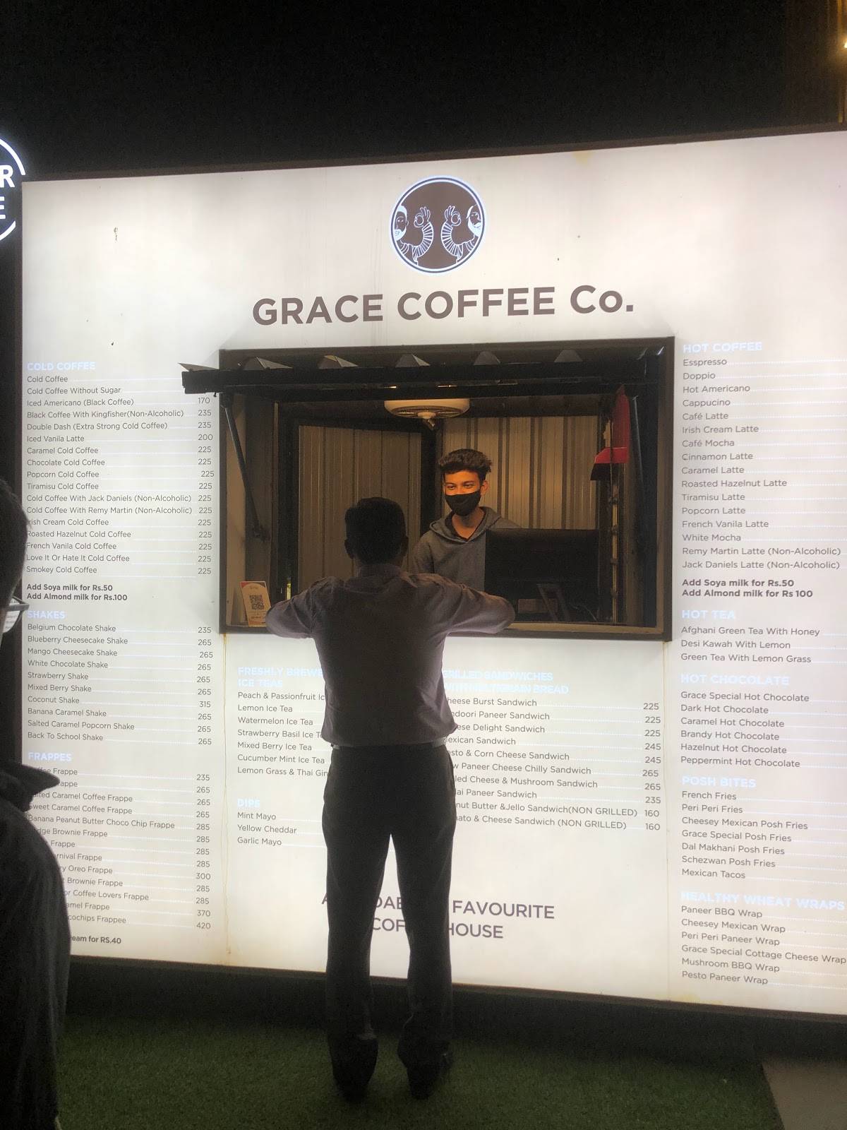 Menu at Grace Coffee Co. - S.P. Ring Road, Ahmedabad