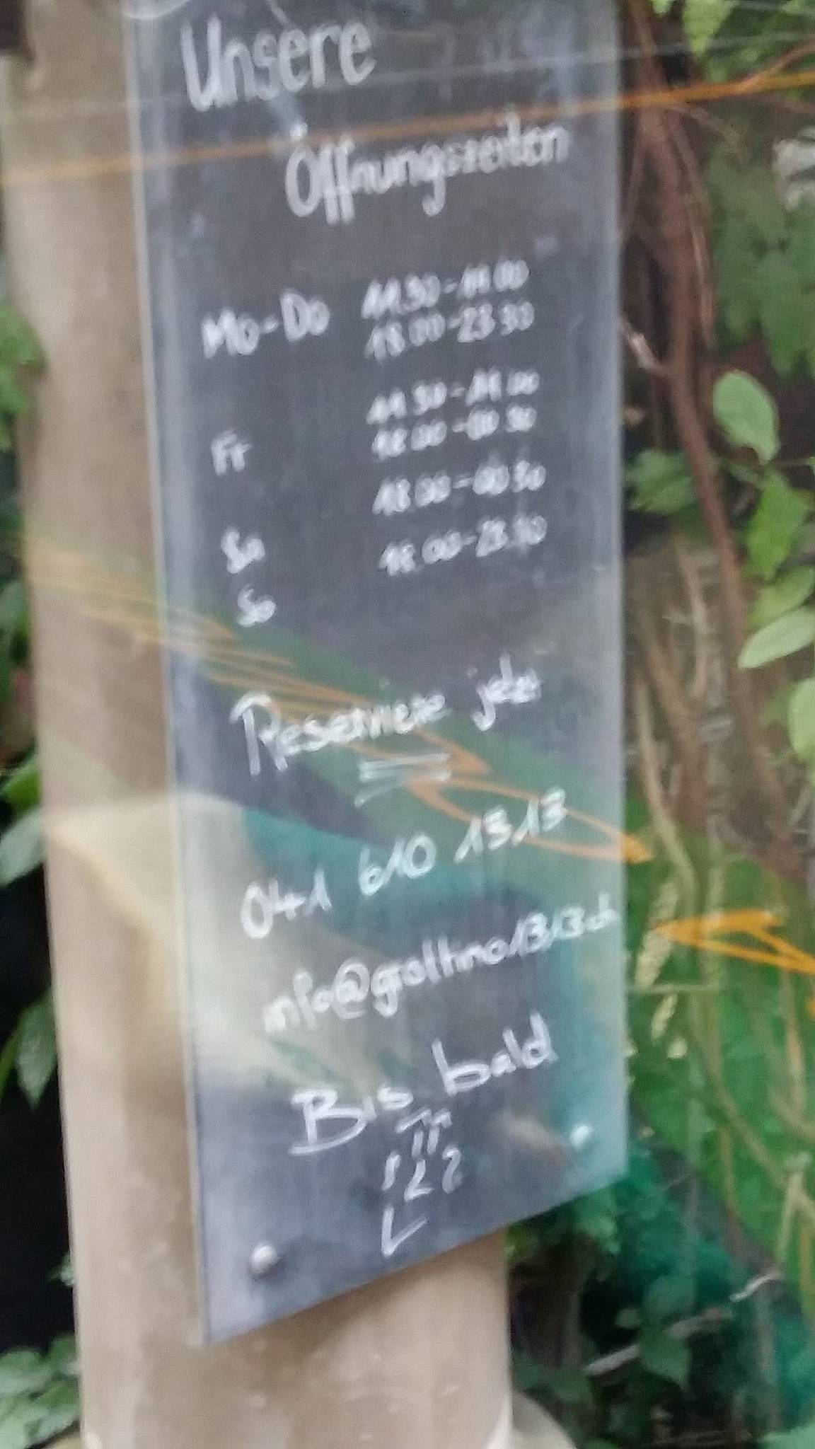 Menu at Grottino 1313, Lucerne