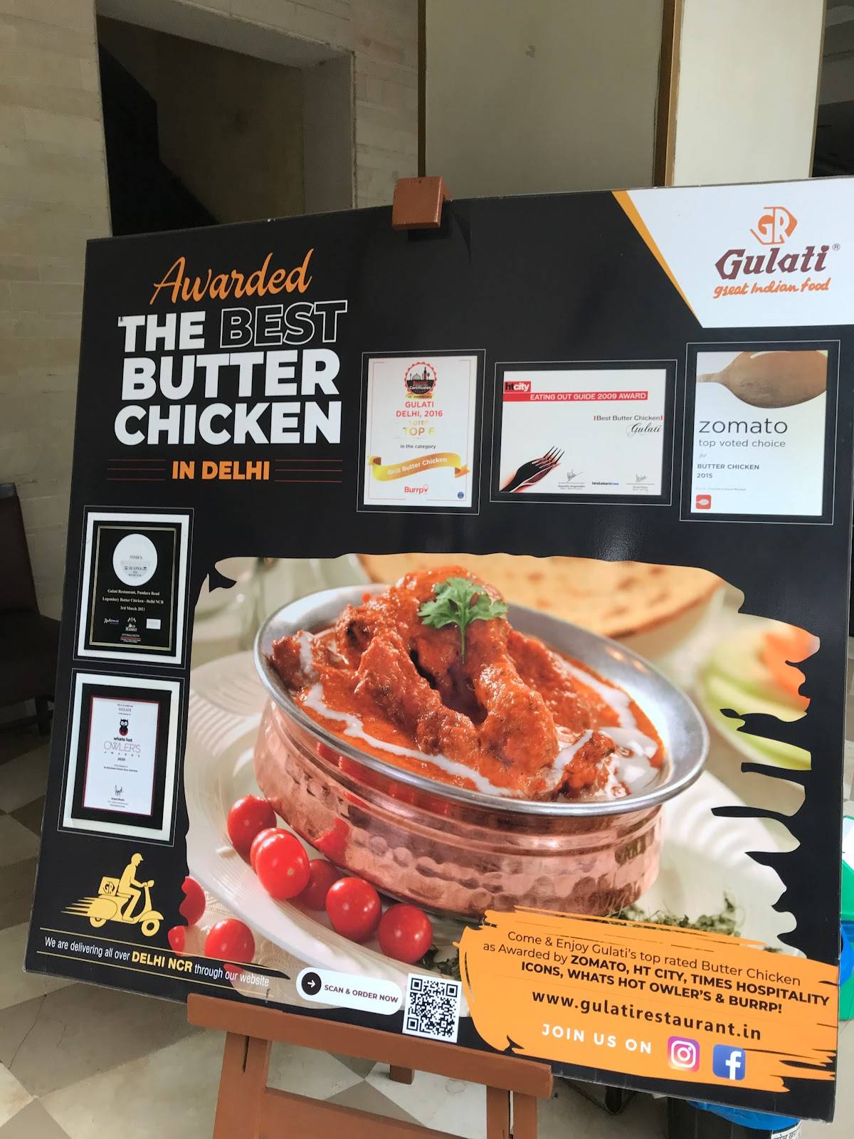 Menu at Gulati Restaurant, Pandara Road, New Delhi, 6