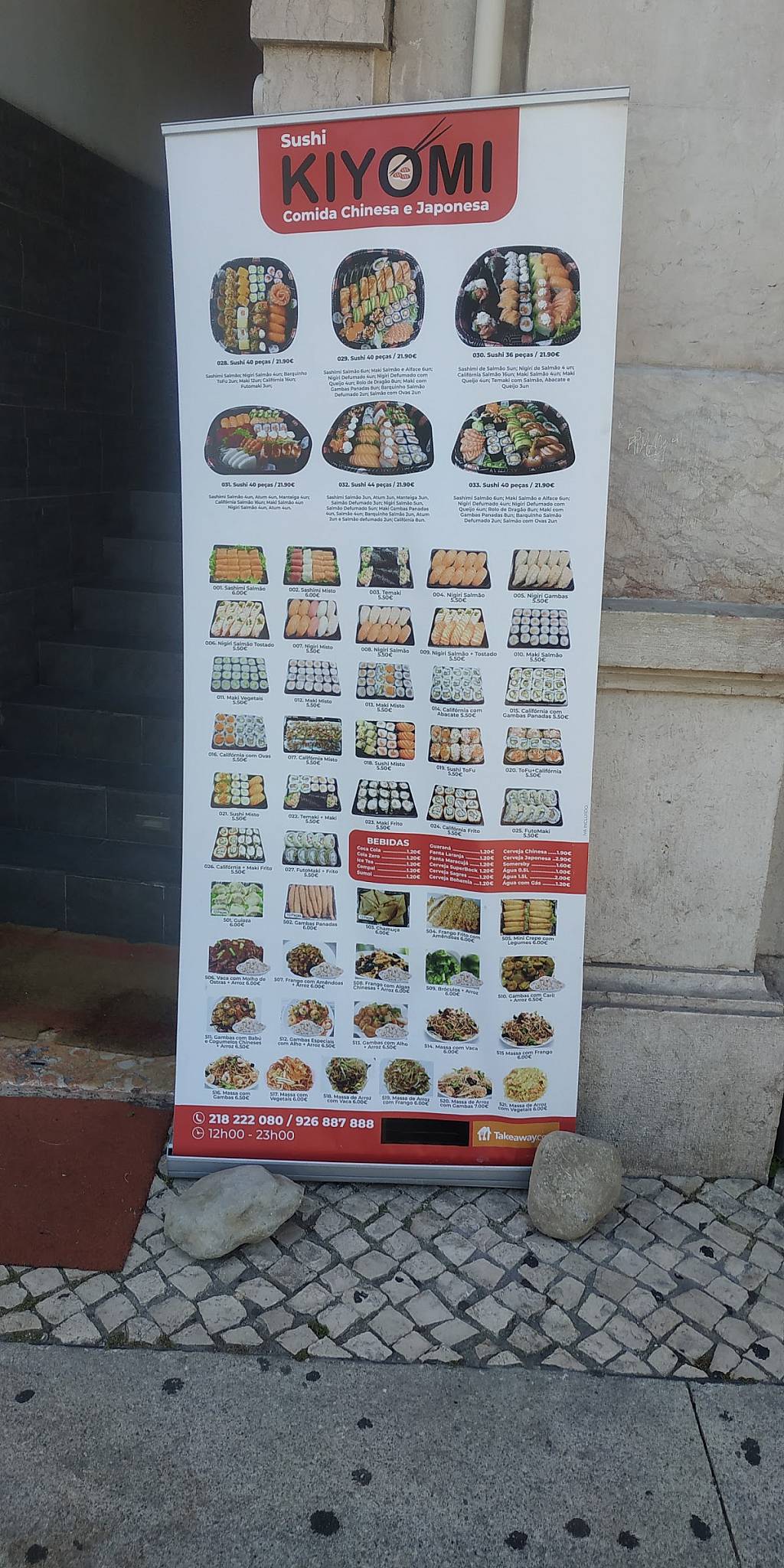 Menu em Sushi Kiyomi - Restaurante Japonês, Lisboa