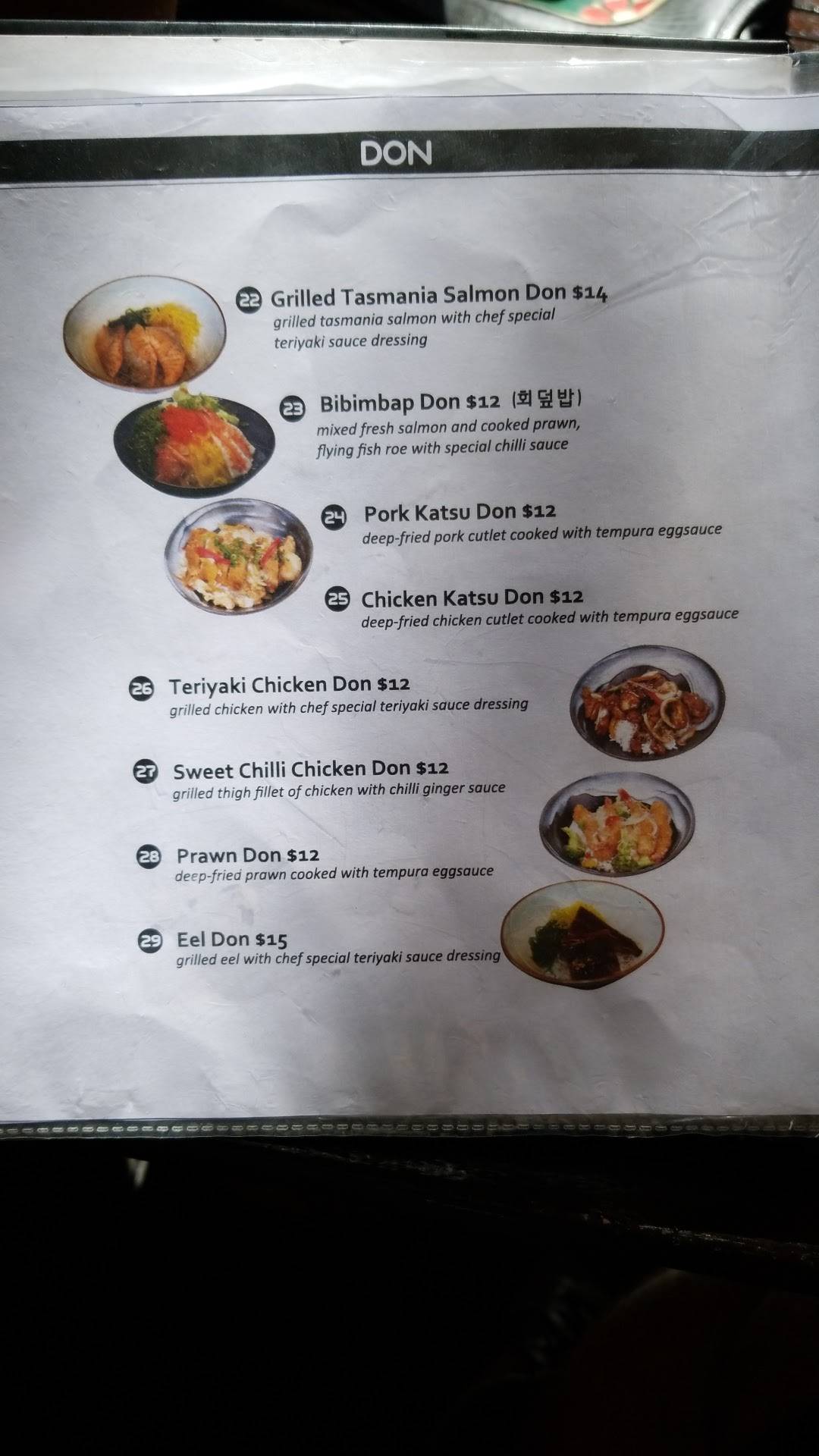 Menu at Happy 4 10 restaurant, Cairns