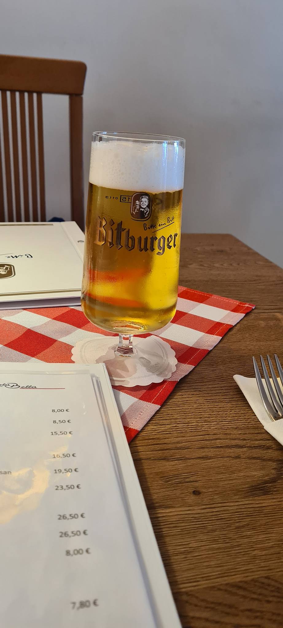 Speisekarte von Isola Bella restaurant, Helgoland