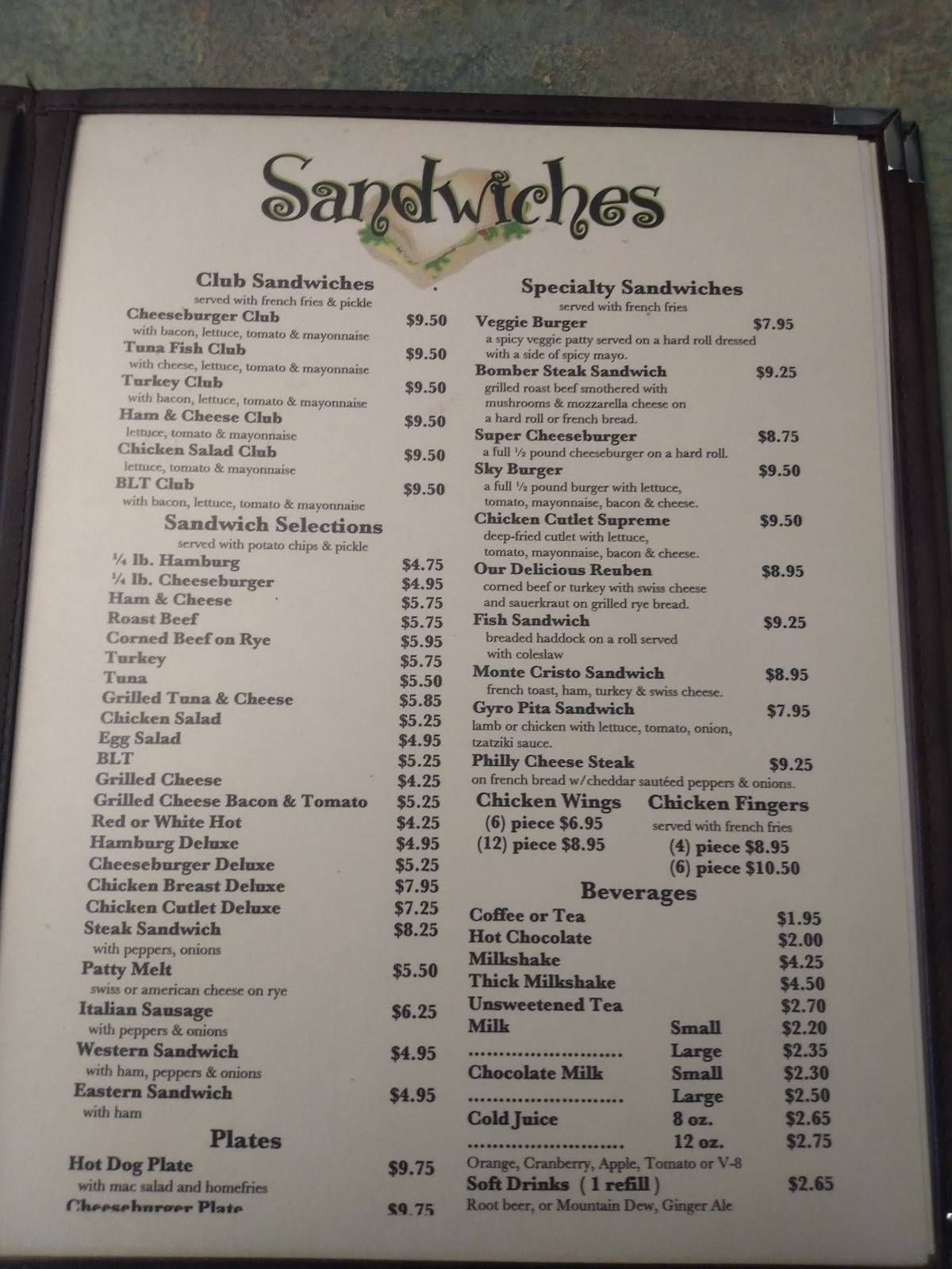 Menu at Hilton Family Restaurant, Hilton