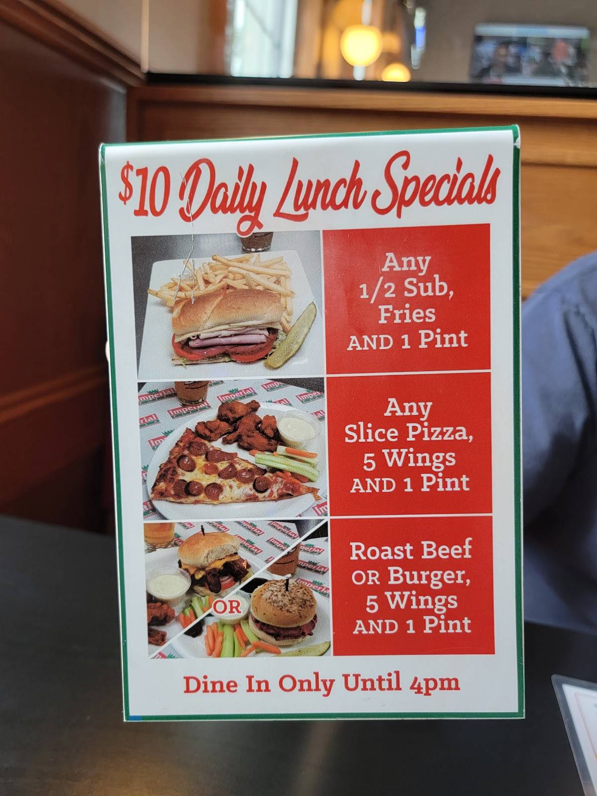 Menu at Imperial Pizza - Abbott Road pizzeria, Buffalo, Abbott Rd