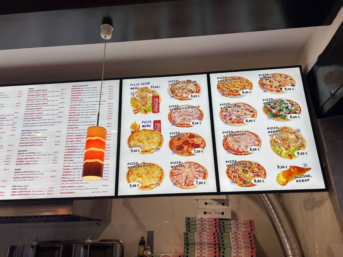 Menu da İstanbul Turkish Kebab&Pizza ristorante, Milano