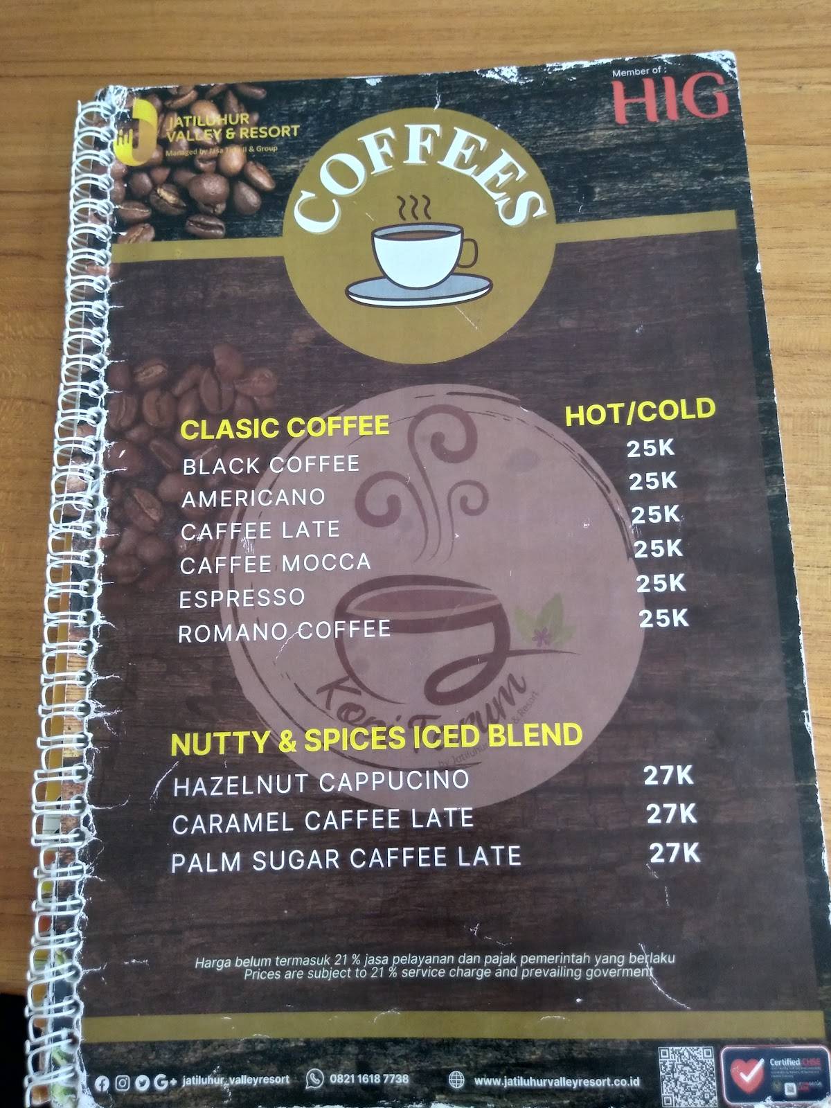 Menu at Istora Cafe & Resto (JVR), Cigelam