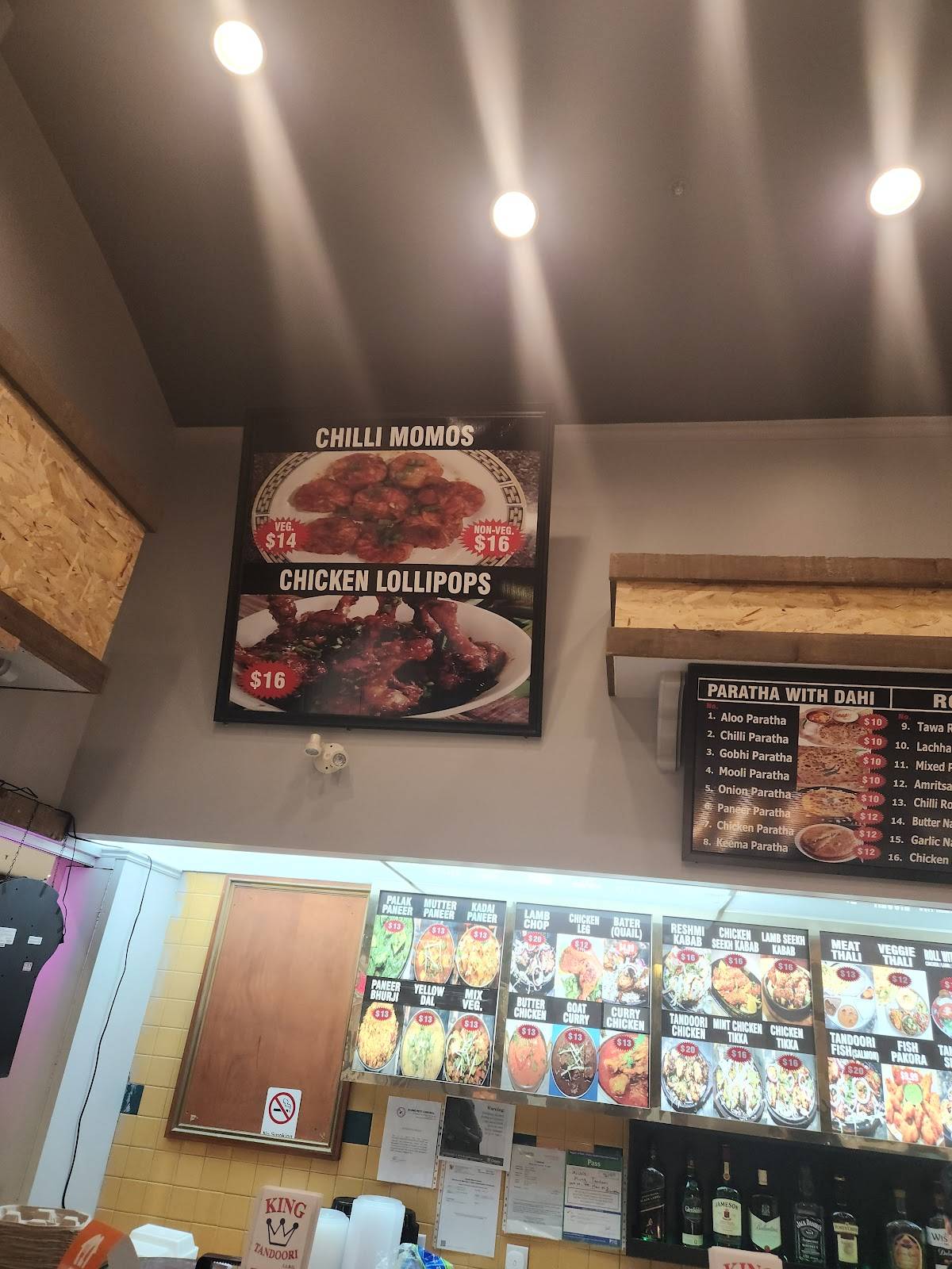 Menu at King Tandoori Shoppers World restaurant, Brampton