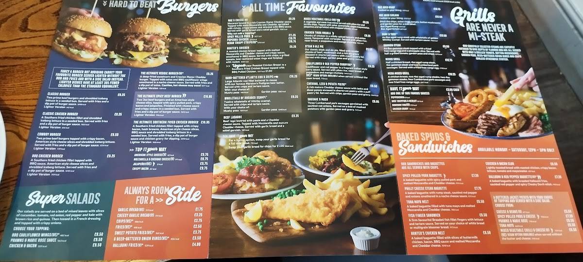 Menu at White Harte pub & bar, Stourbridge