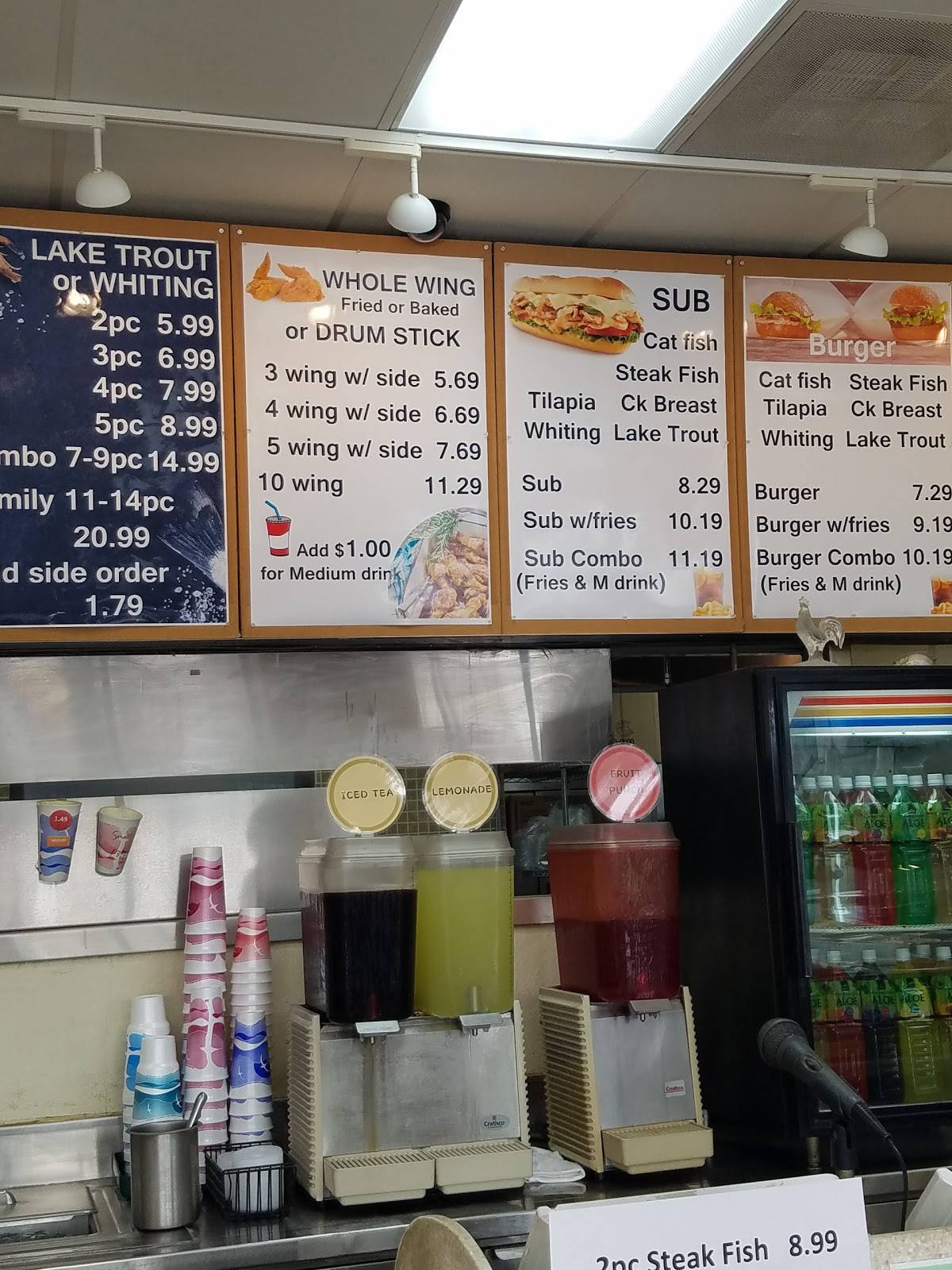 Menu at Lake Trout 3 restaurant, Milford Mill, Dogwood Rd C
