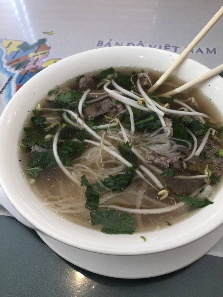 Menu at Lang Van restaurant, Charlotte