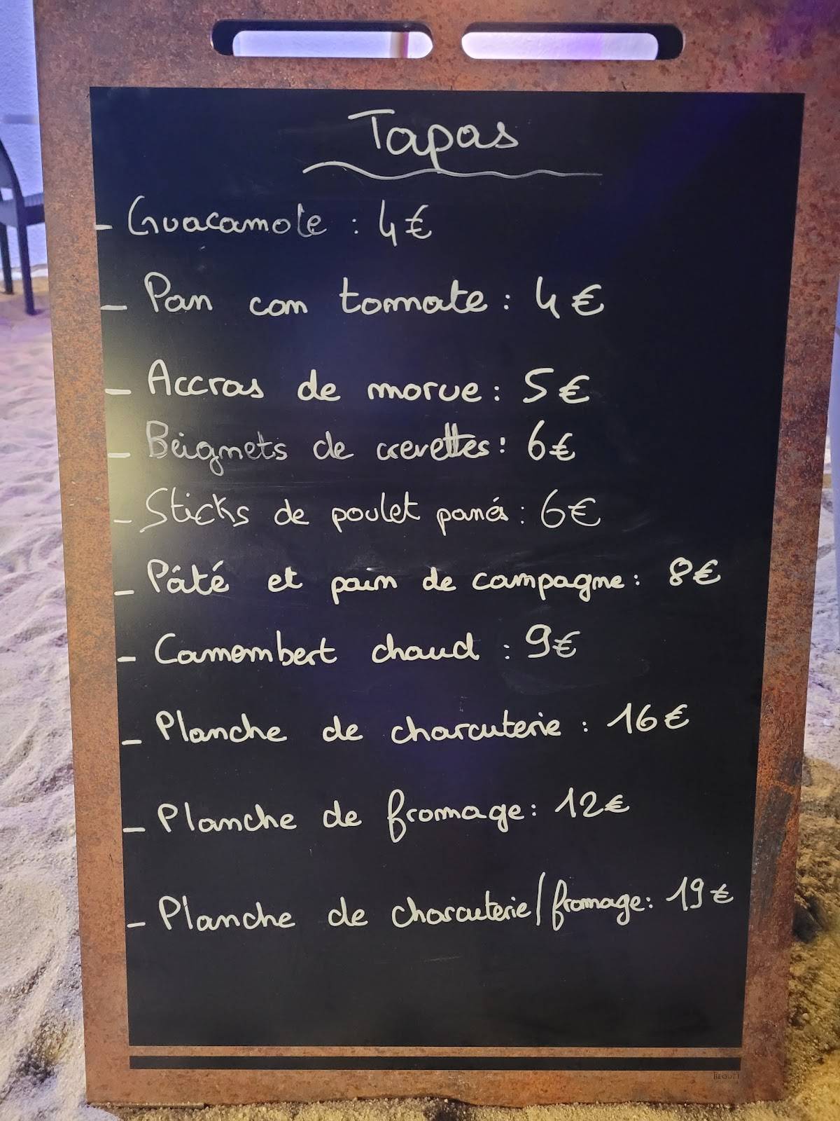 Menu au Le Loft pub et bar, Auterive