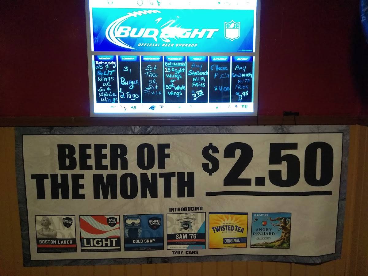 Menu at Loose Moose Saloon pub & bar, Baldwin