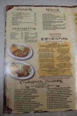 Menu at Los Bravos Mexican Restaurant, Smyrna, S Cobb Dr SE
