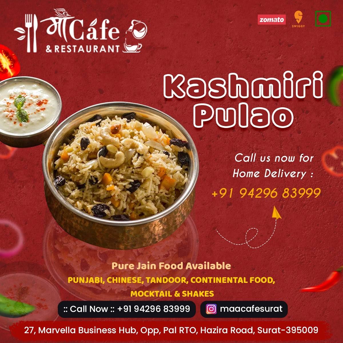 Menu at MAA CAFE & RESTAURANT, Surat