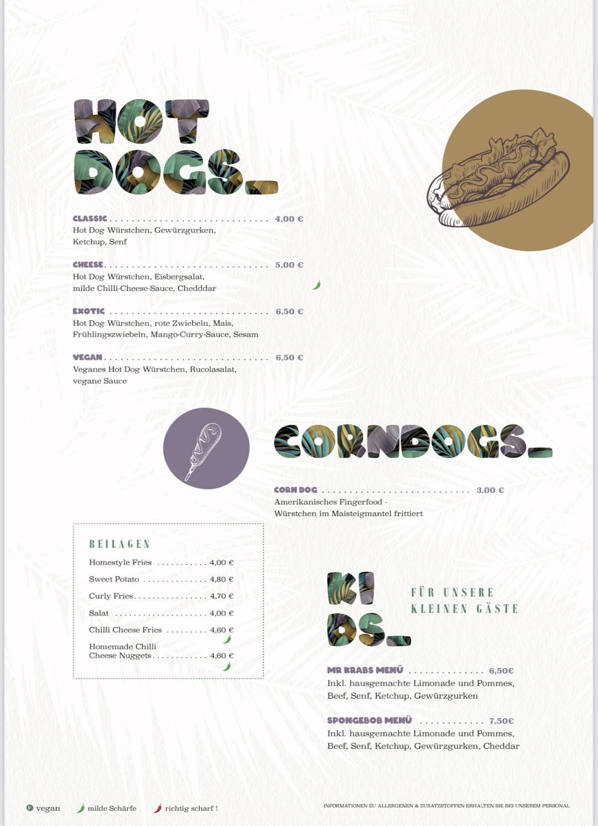 Speisekarte von Mahalo Restaurant & Catering Burger, Bowls & Hot Stone ...