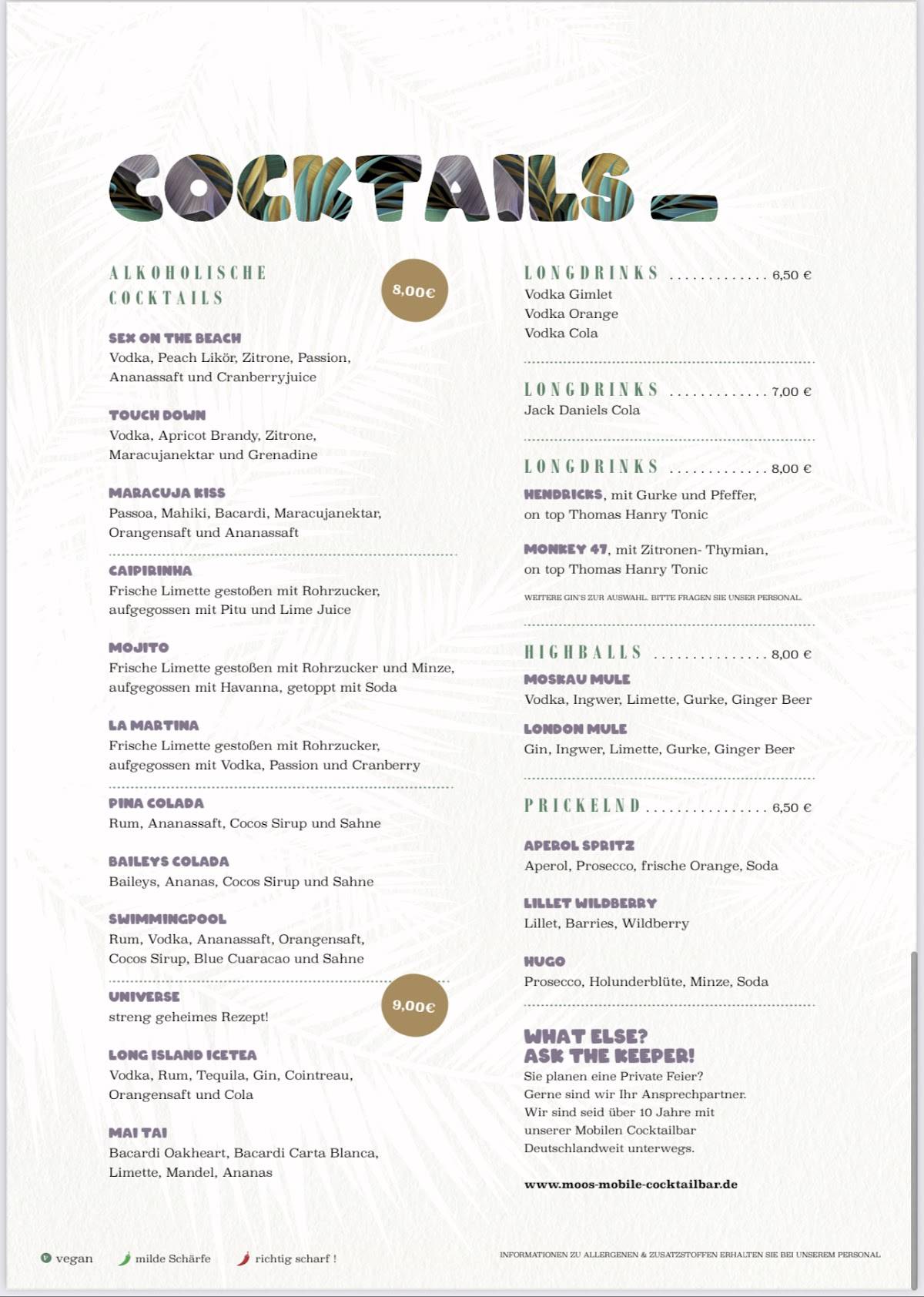 Speisekarte von Mahalo Restaurant & Catering Burger, Bowls & Hot Stone ...