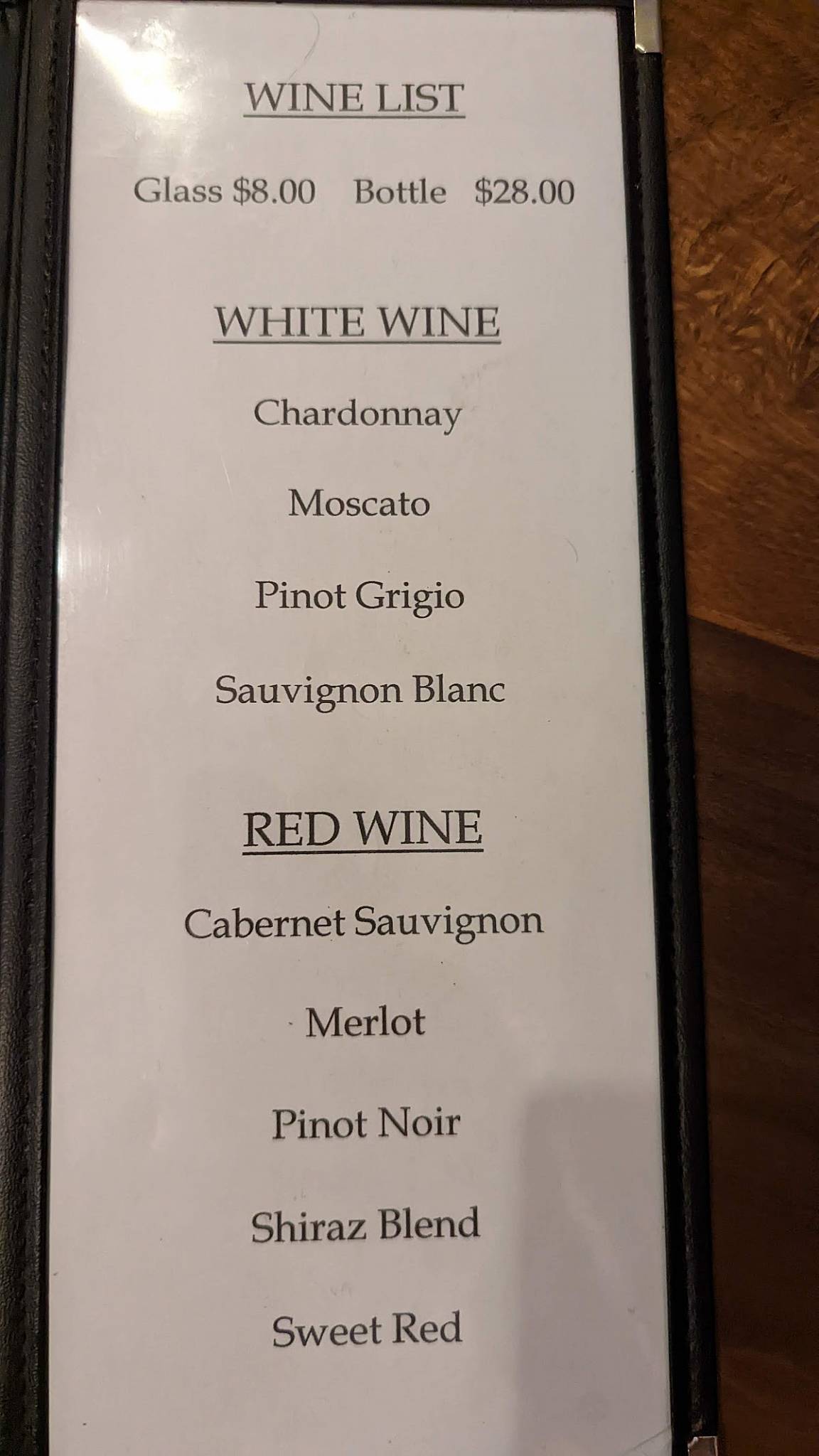 Menu at UNCLE JOHN’S PLACE restaurant, Mansfield
