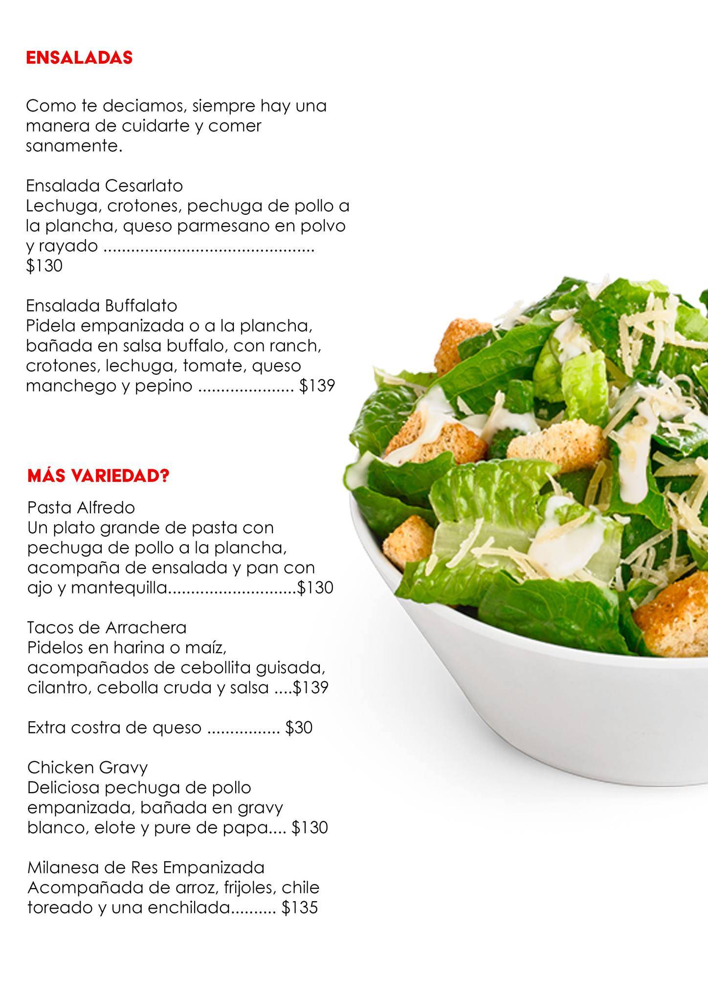 Carta del restaurante Mapolato, Piedras Negras, Av. Roman Cepeda 511