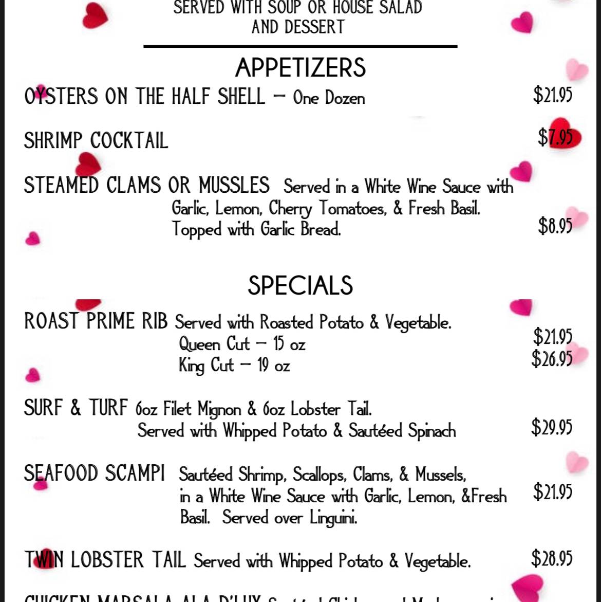 Menu at D lux Diner pub & bar, Middletown