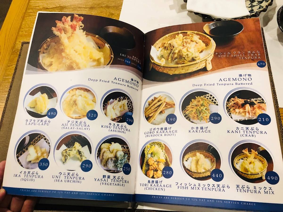 Menu at Miyazaki Japanese Restaurant, Muntinlupa, C2FG+CQF
