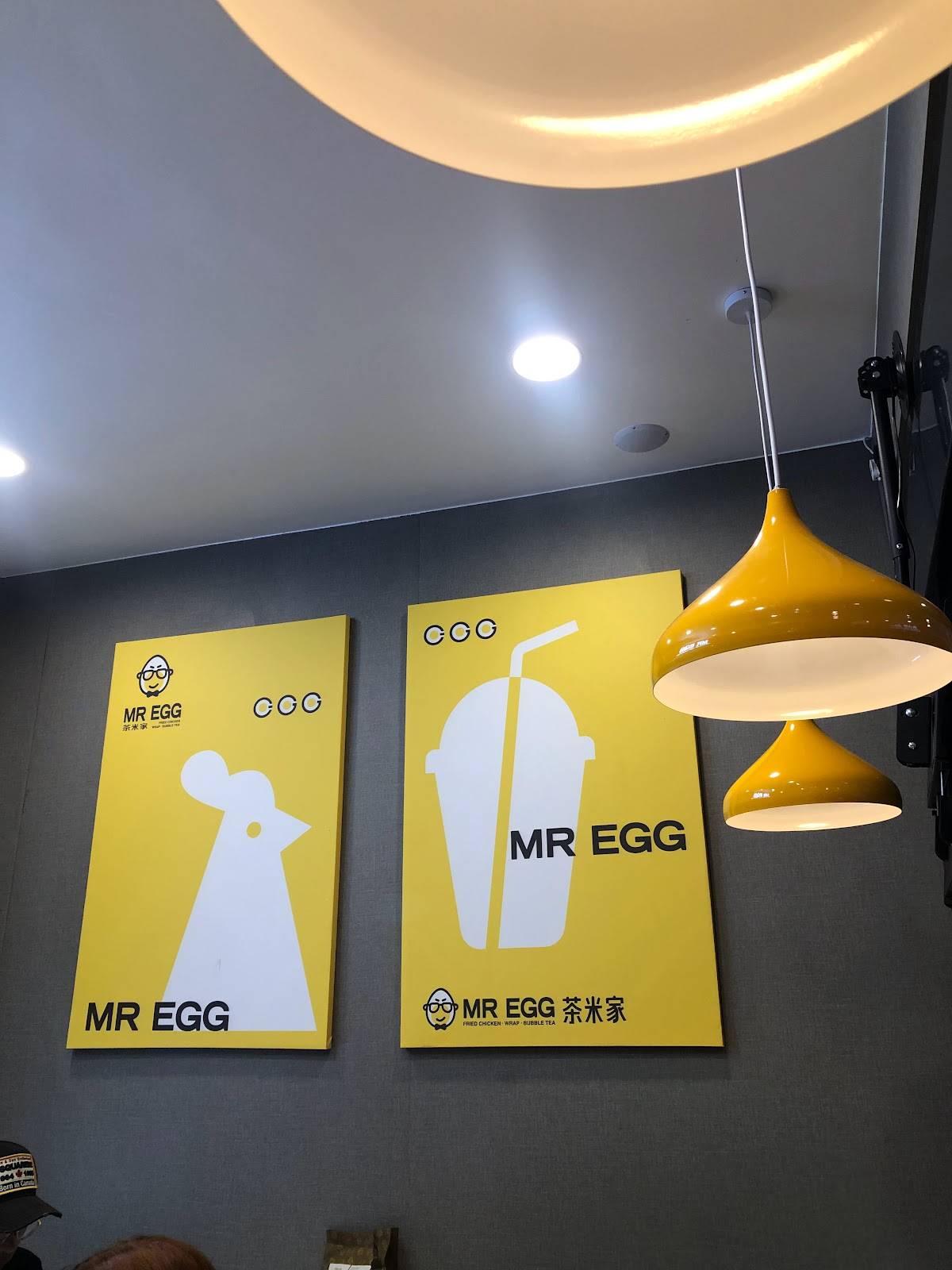 Menu at Mr Egg fast food, Birmingham, 20 Hurst St