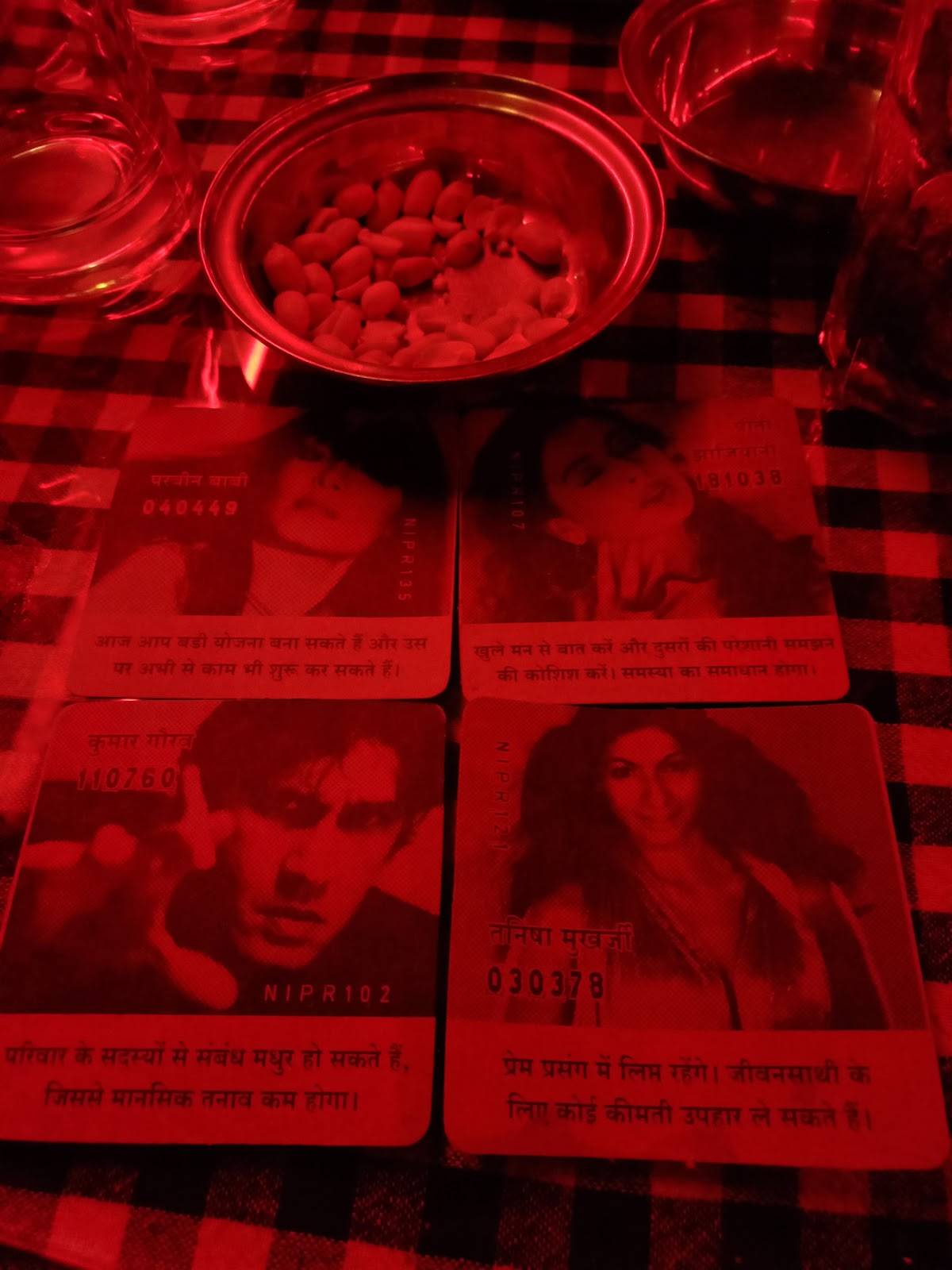 Menu at NIPR Bar, Pune