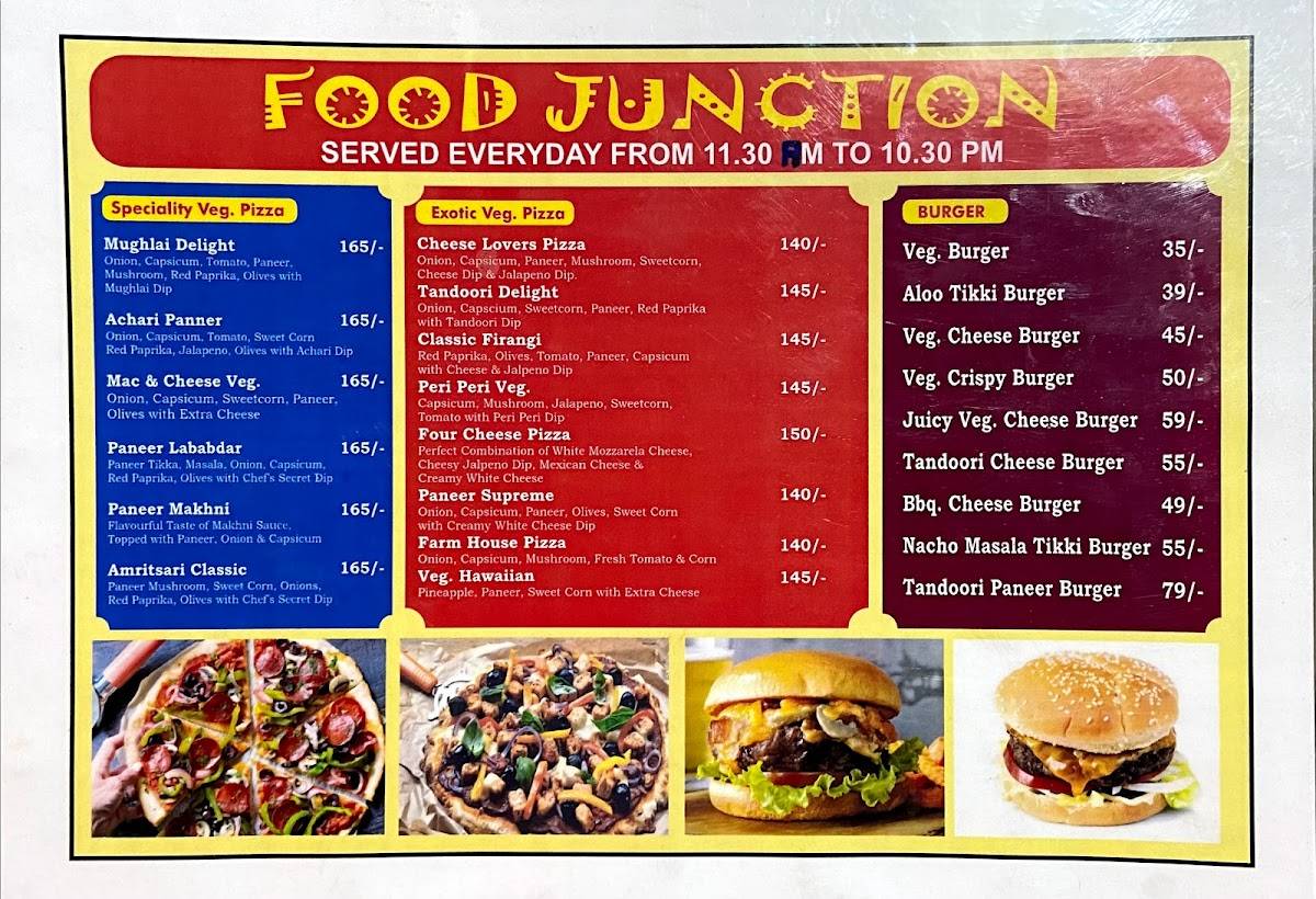 Menu at Food Junction, Navi Mumbai, Sector 15