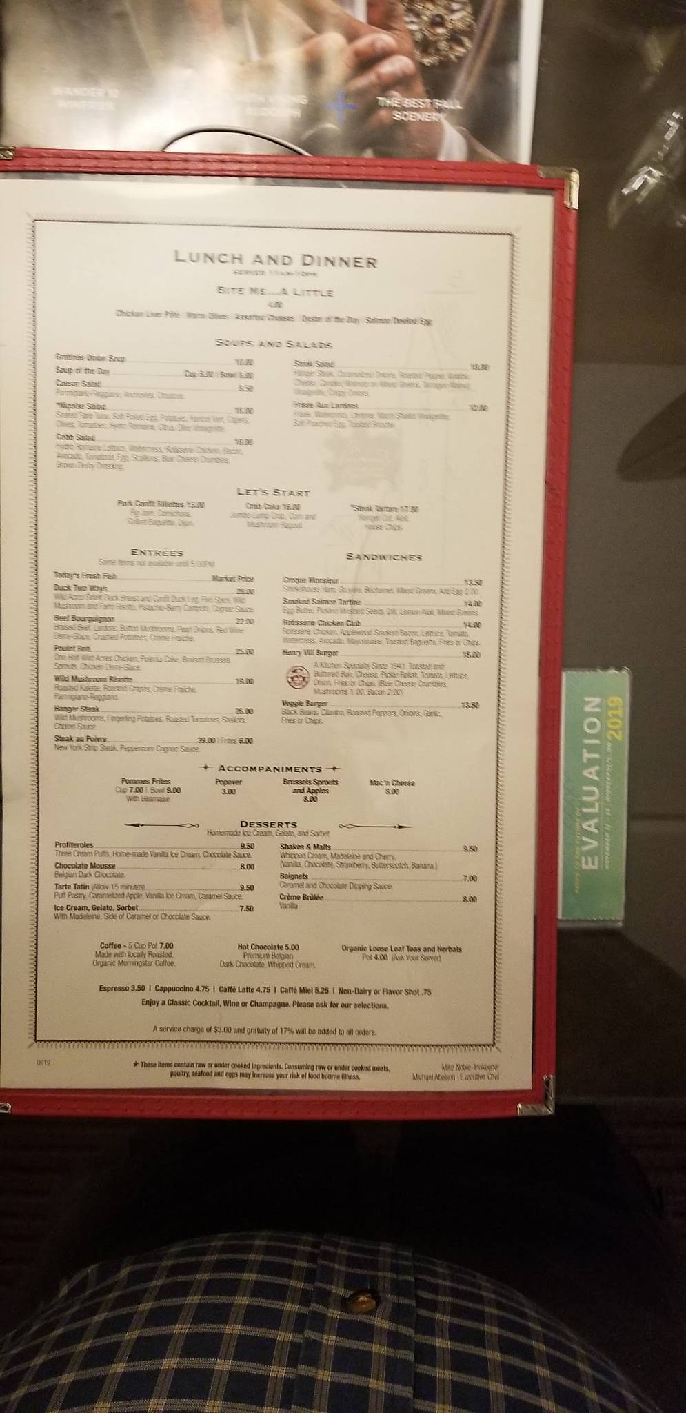 Menu at Normandy Kitchen pub & bar, Minneapolis