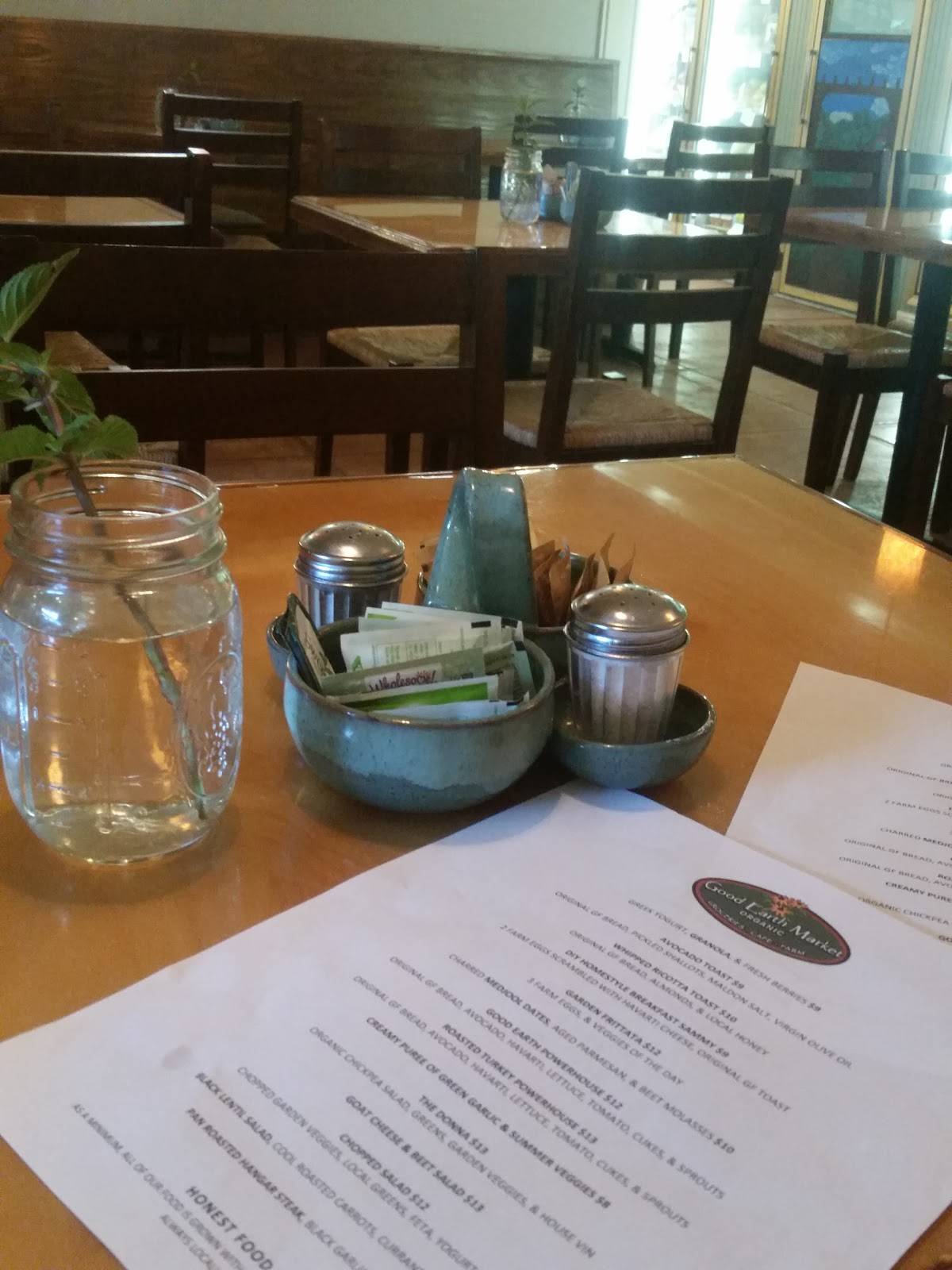 Menu at Good Earth Market & Restaurant, Ocean View