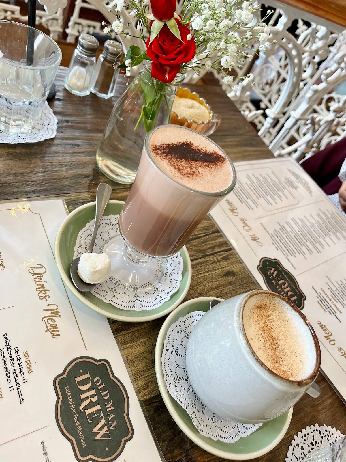 Menu at Old Man Drew cafe, Ascot Vale