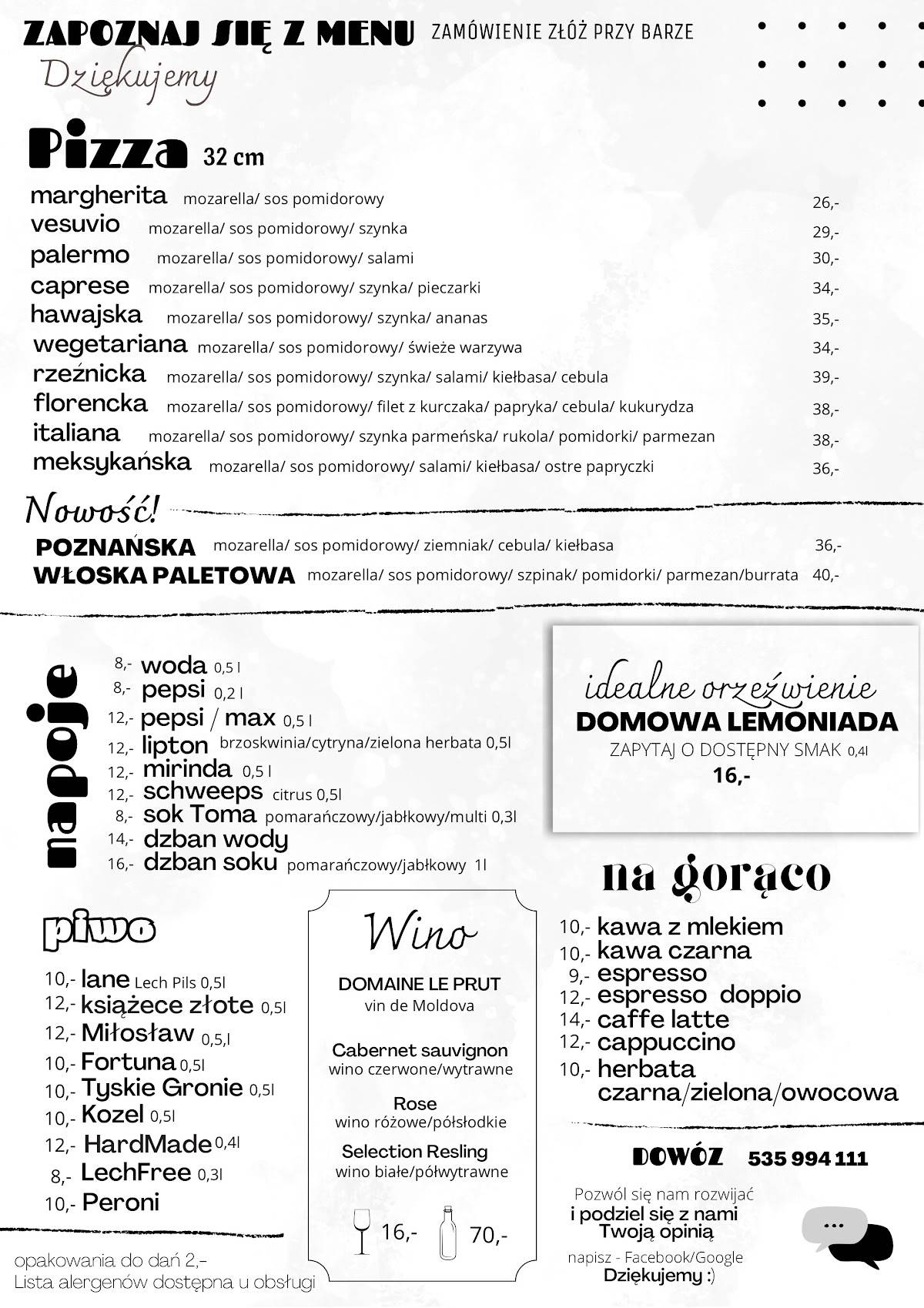 Menu at Paleta Food&Friends restaurant, Kórnik