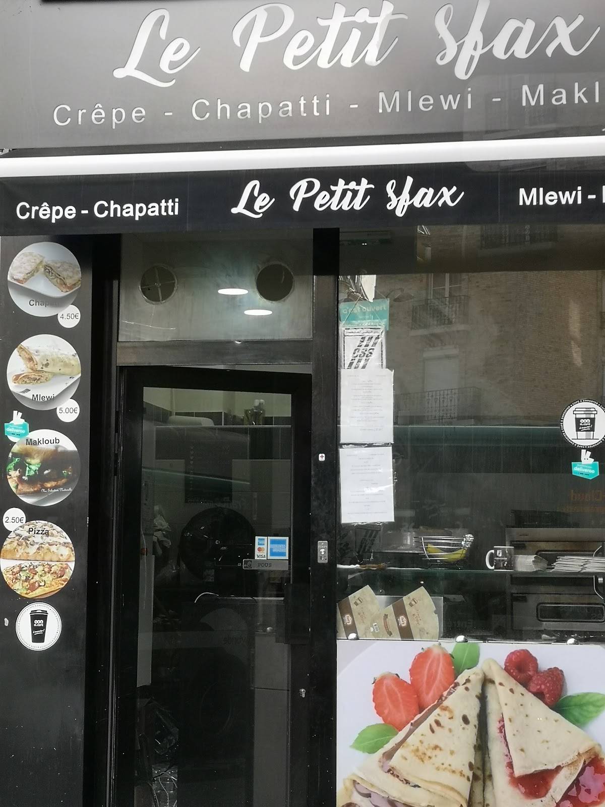Carta del restaurante LE PETIT SFAX, Paris