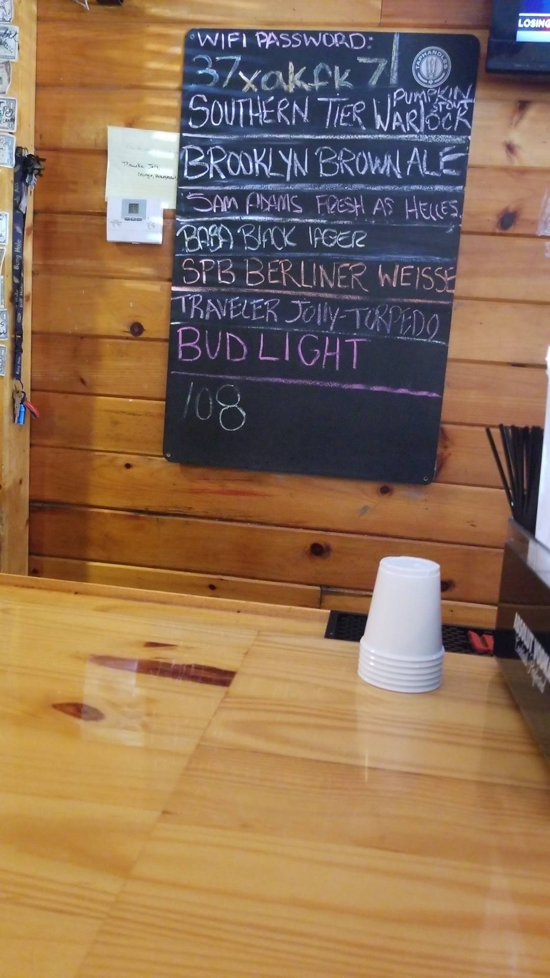 Menu at 108 Ale House pub & bar, Rincon
