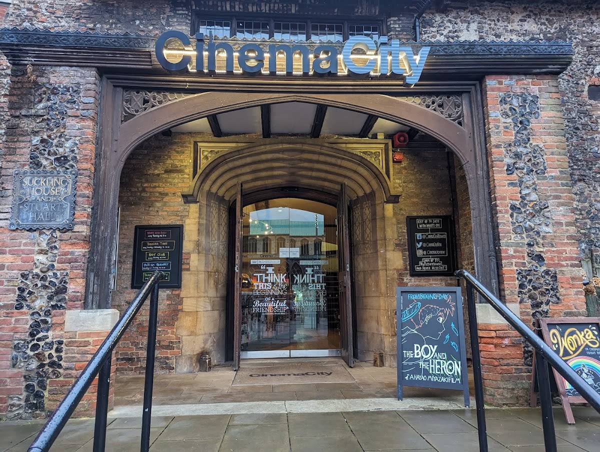 Menu at Cinema City pub & bar, Norwich