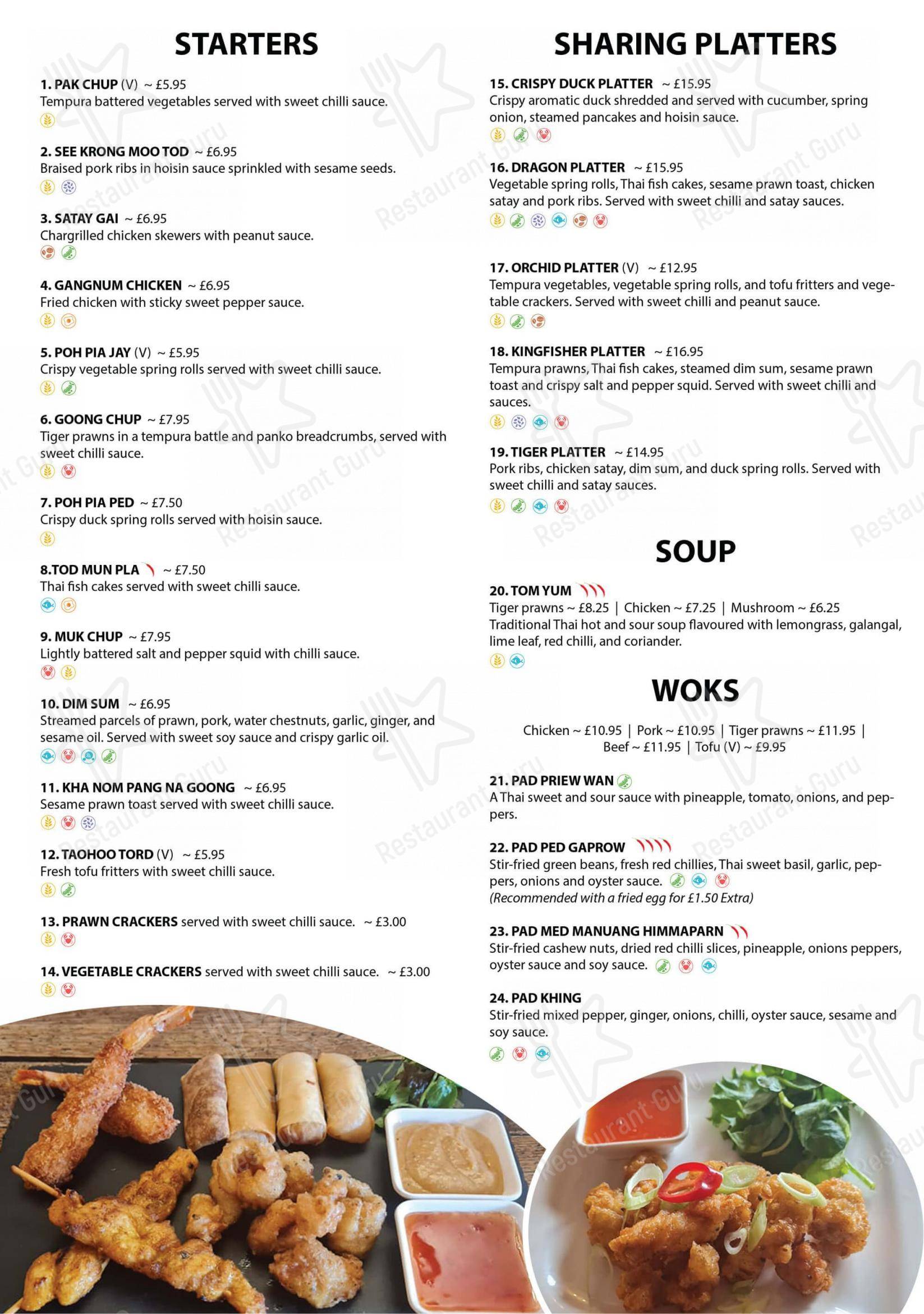 Menu at The Green Dragon pub & bar, Liphook