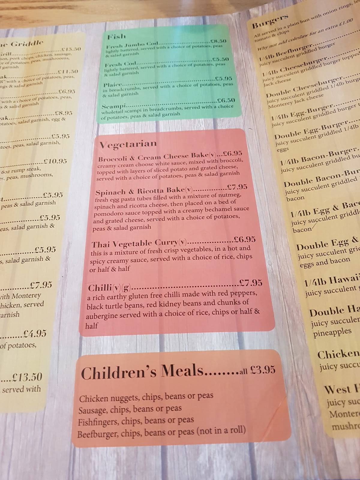 Menu at The West House Cefn Glas Bridgend pub & bar, Bridgend