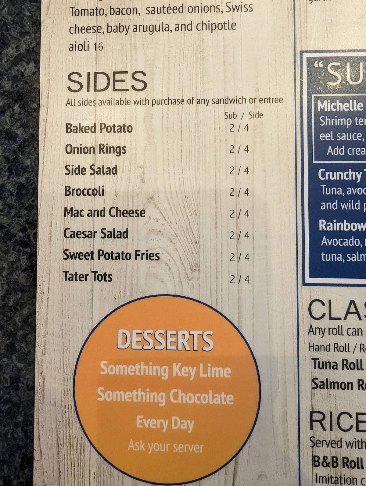 Menu at Quarterdeck Restaurants, Dania Beach, 300 N Beach Rd