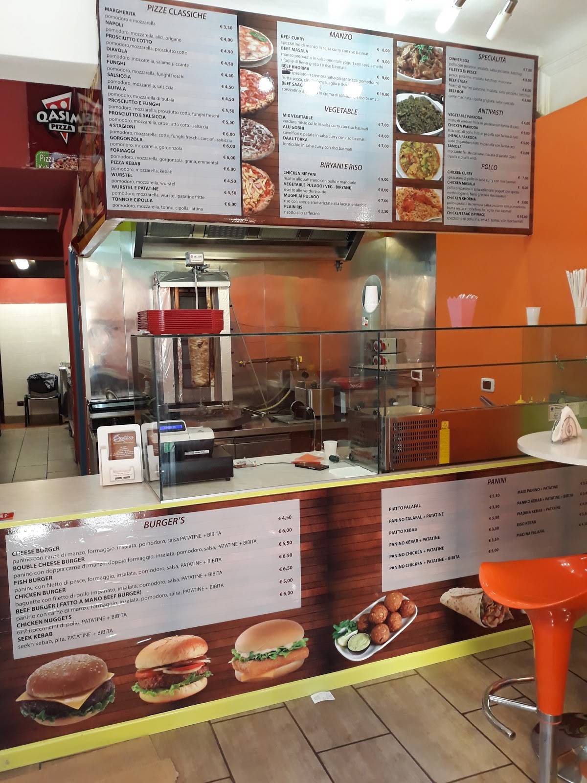 Menu at Raza pizza E Kebab Rosticceria restaurant, Modena