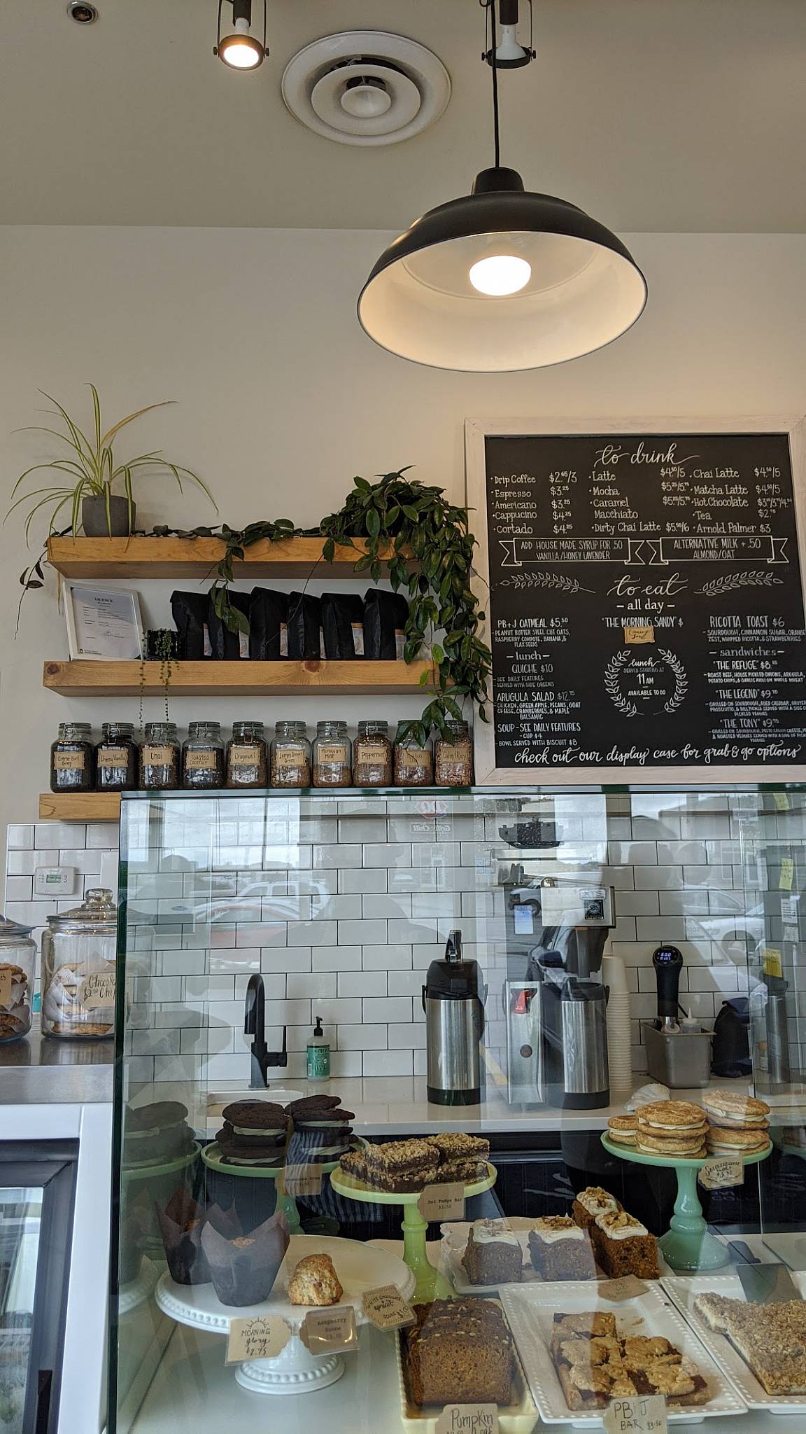 Menu at Refuge Coffee & Baking Co. cafe, Warman