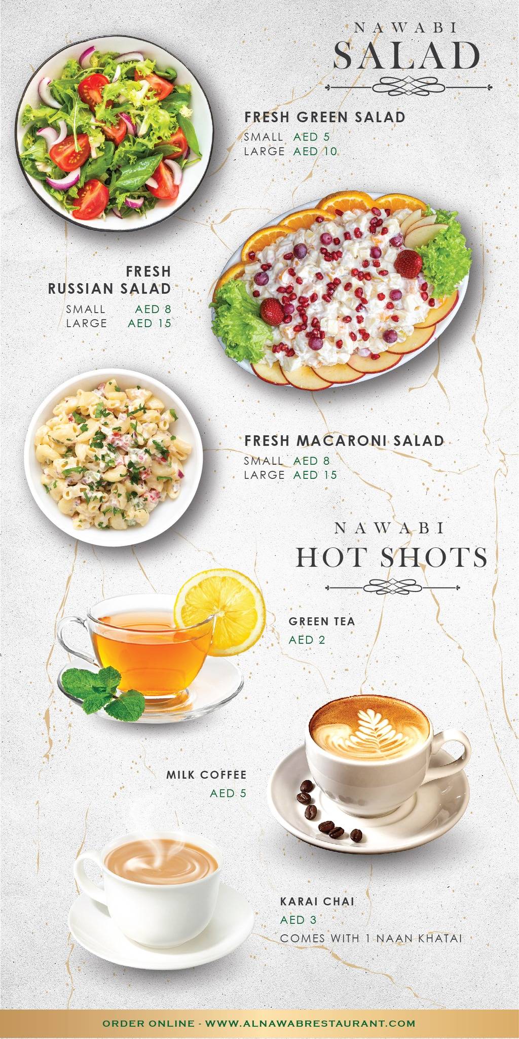 Menu at AL NAWAB RESTAURANT LLC, Sharjah