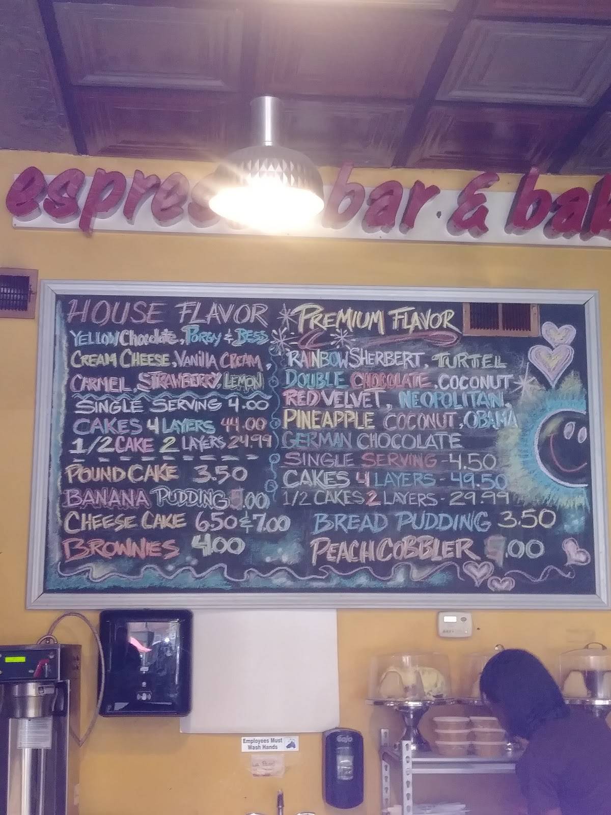 Menu at Brown Sugar Bakery, Chicago, 328 E 75th St