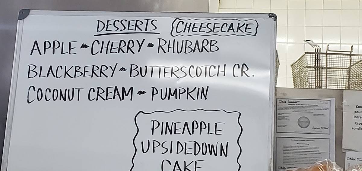Menu at Chat-n-Chew restaurant, Warren