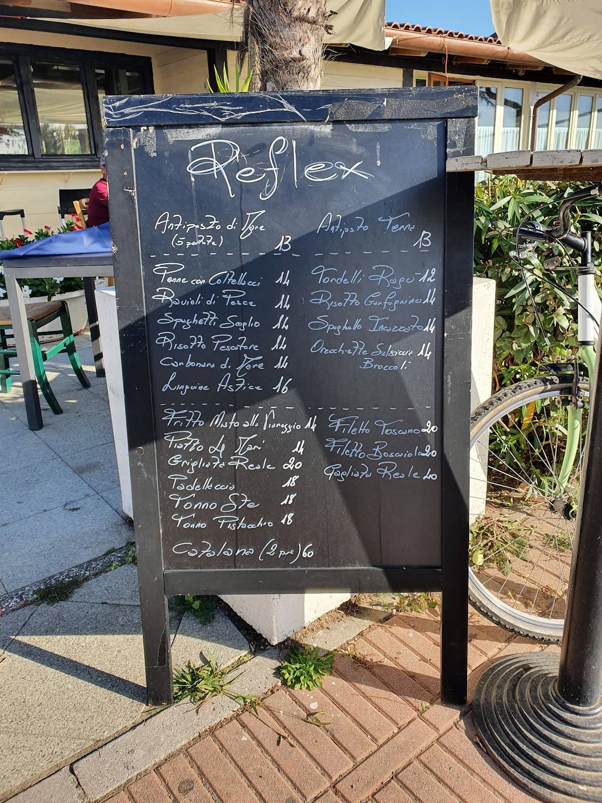 Speisekarte von Club Reflex Lounge Restaurant, Viareggio