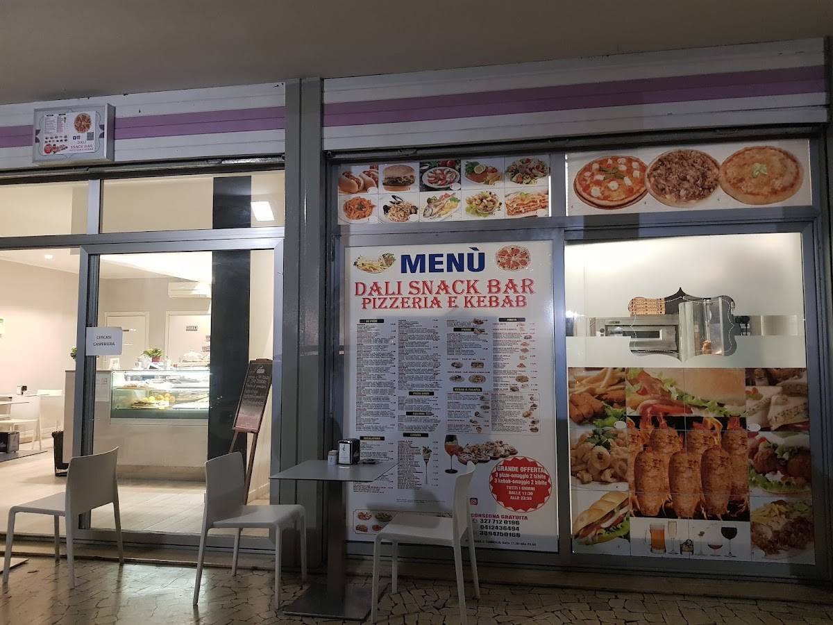 Speisekarte von DALI SNACK BAR PIZZERIA E KEBAB, Venedig