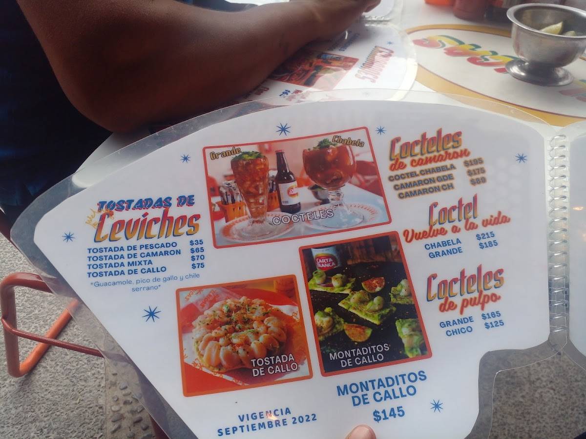 Carta del restaurante EL RICAS, Monterrey