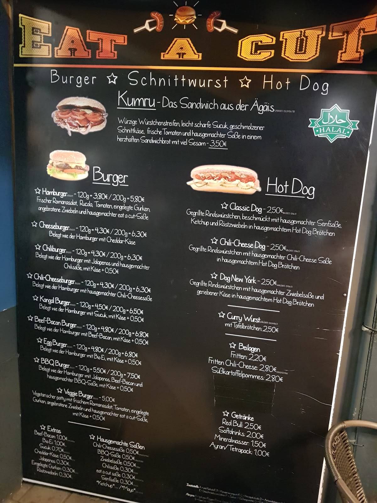 Speisekarte von Eat A Cut restaurant, Stuttgart
