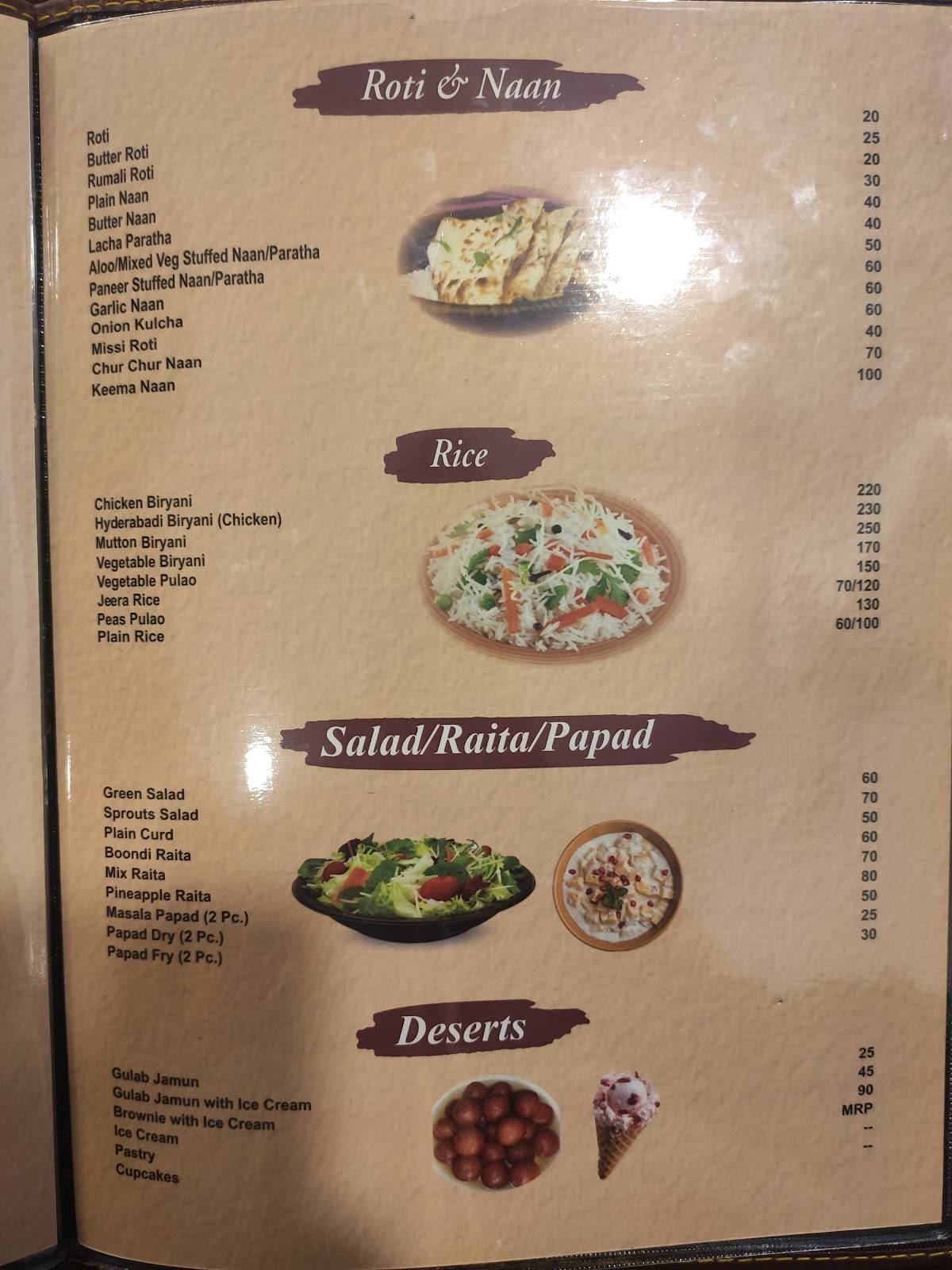 Menu at Food Express, Bhadohi