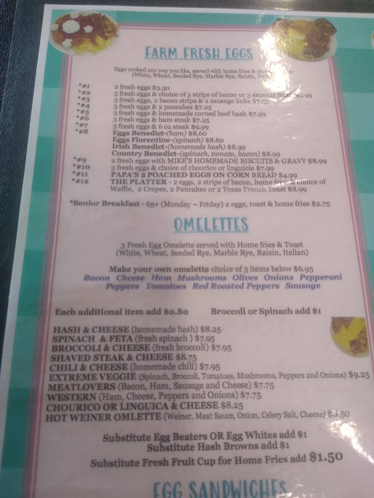 Menu at Gel's Kitchen 2 restaurant, Warwick