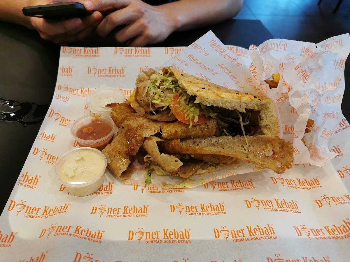 Menu at German Doner Kebab restaurant, Blackburn